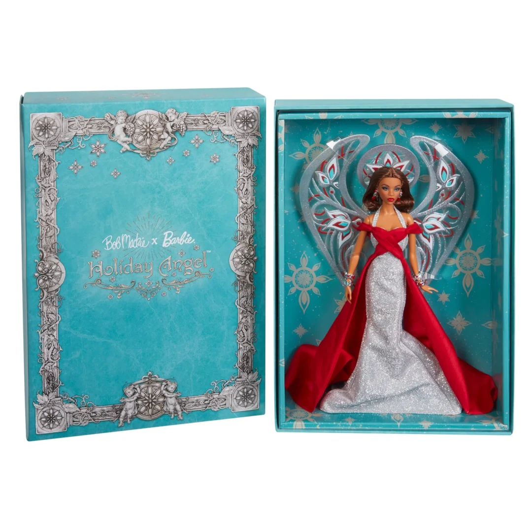 Barbie X Bob Mackie Holiday Angel Barbie Doll - Mary Shortle